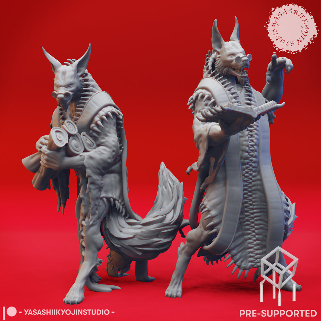 Arcanaloth miniature by Yasashii Kyojin Studio – Planar Gateway Miniatures