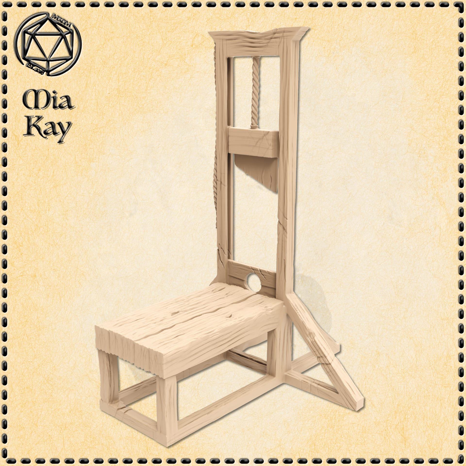 Guillotine miniature by M3DM – Planar Gateway Miniatures