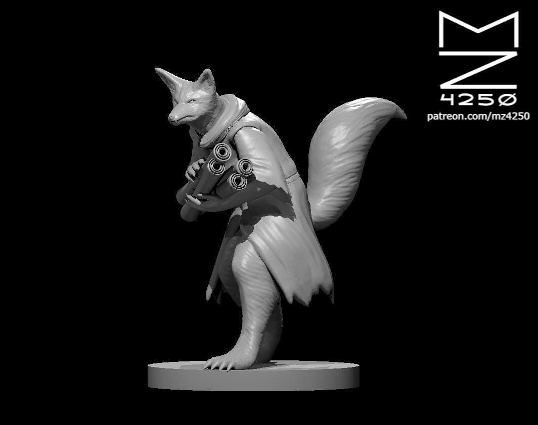 Arcanaloth miniature by MZ4250 – Planar Gateway Miniatures