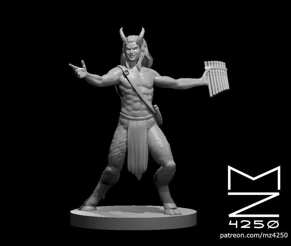 Saytr miniature by MZ4250 – Planar Gateway Miniatures